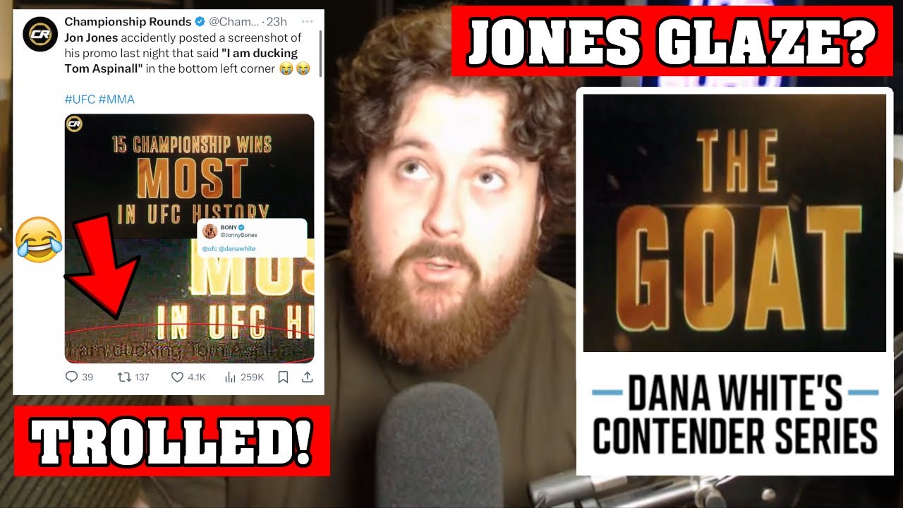 The MMA Guru Reacts To Jon Jones GLAZE On DWCS? TROLLED Into Posting ...
