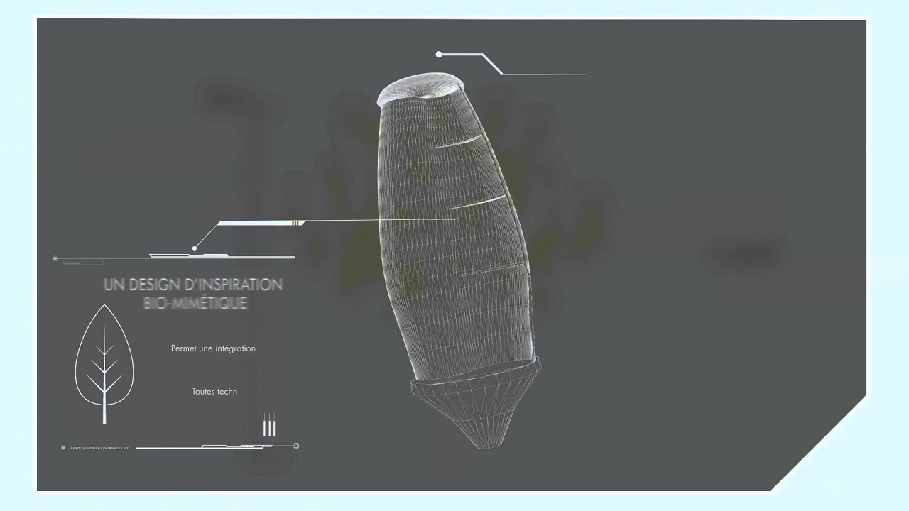 Zoom sur l'Aeroleaf, technologie développée par NewWind R&D - YouTube