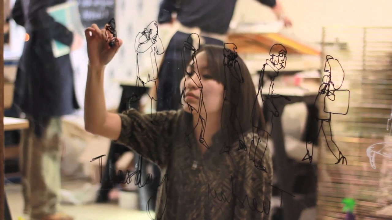 Jayoon Choi live people drawing performance - YouTube