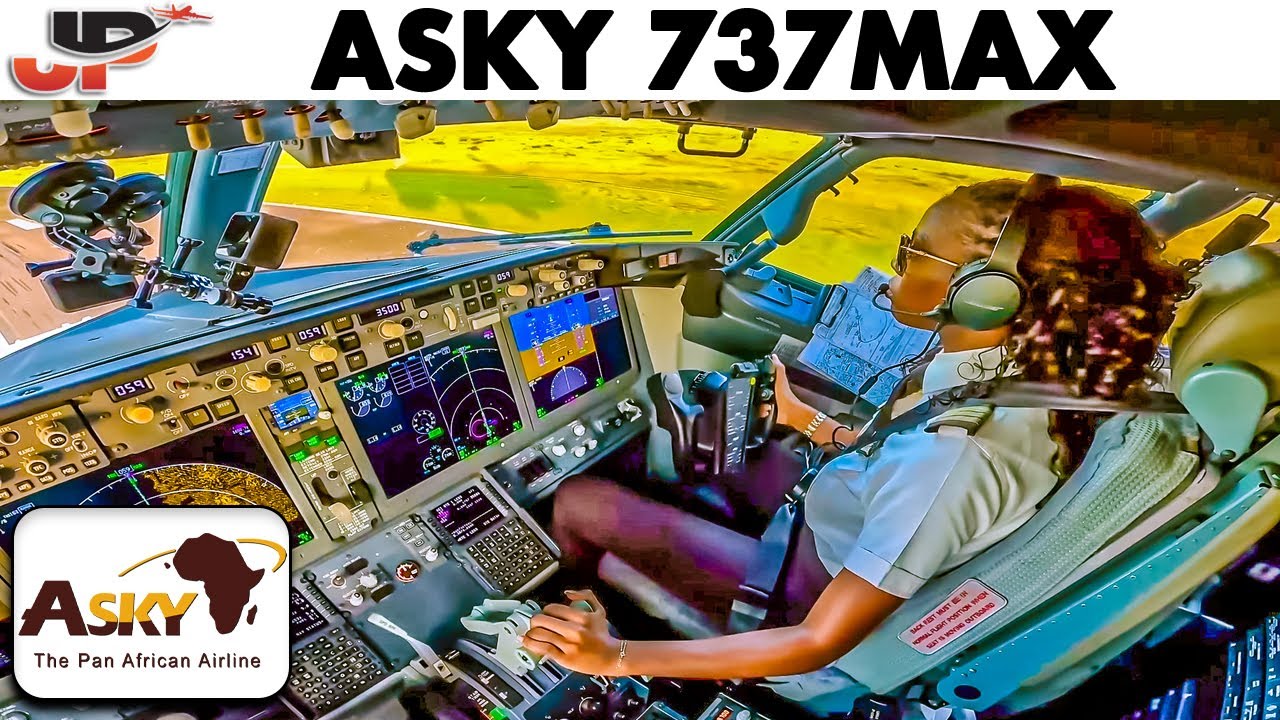 Boeing 737MAX Cockpit to the Congo - YouTube