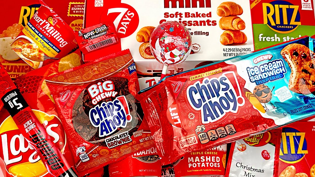NEW RED SNACKS Limited Edition Ritz, Chips Ahoy Ice Cream Sandwich ...