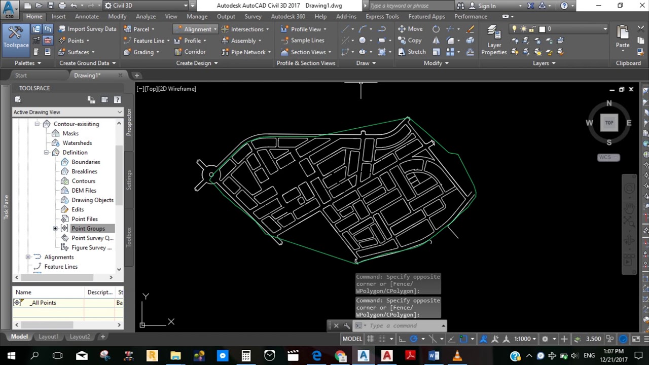 Drawing a profile for road using AutoCAD Civil 3D program (step by step ...
