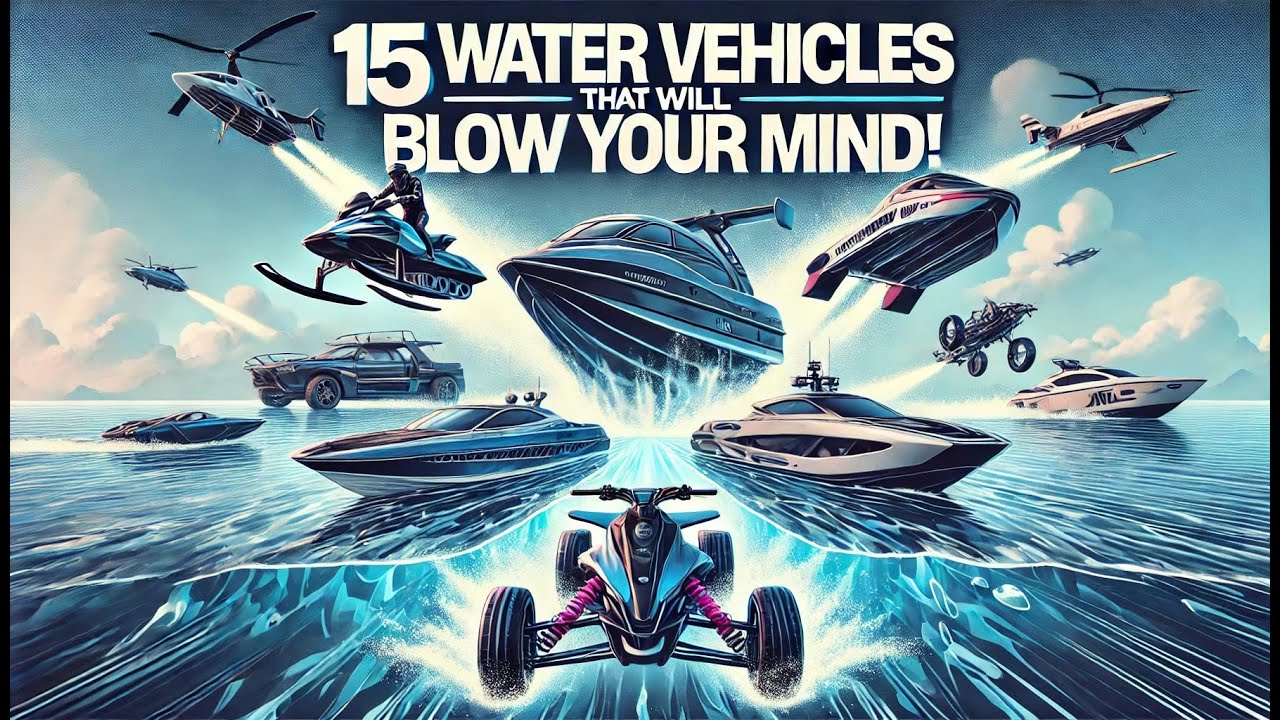 Mind-Blowing! 15 Next-Gen Water Vehicles That Redefine Travel - YouTube