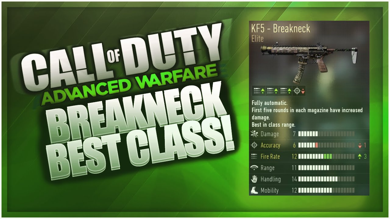 Advanced Warfare - "KF5 - Breakneck" Best Class Setup to "Level Up ...