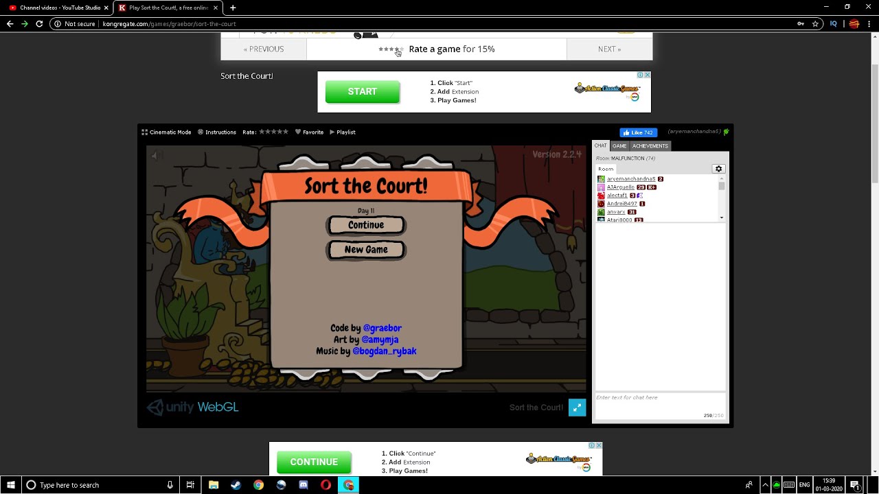 SORT THE COURT GAME PLAY EP 1 ! LETS PLAY - YouTube