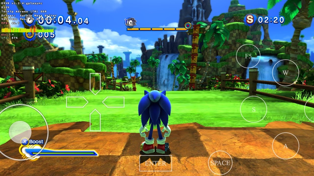 Sonic Generations PC 30-40 FPS Mobox Android Test Xiaomi 11T Pro 12/256 ...