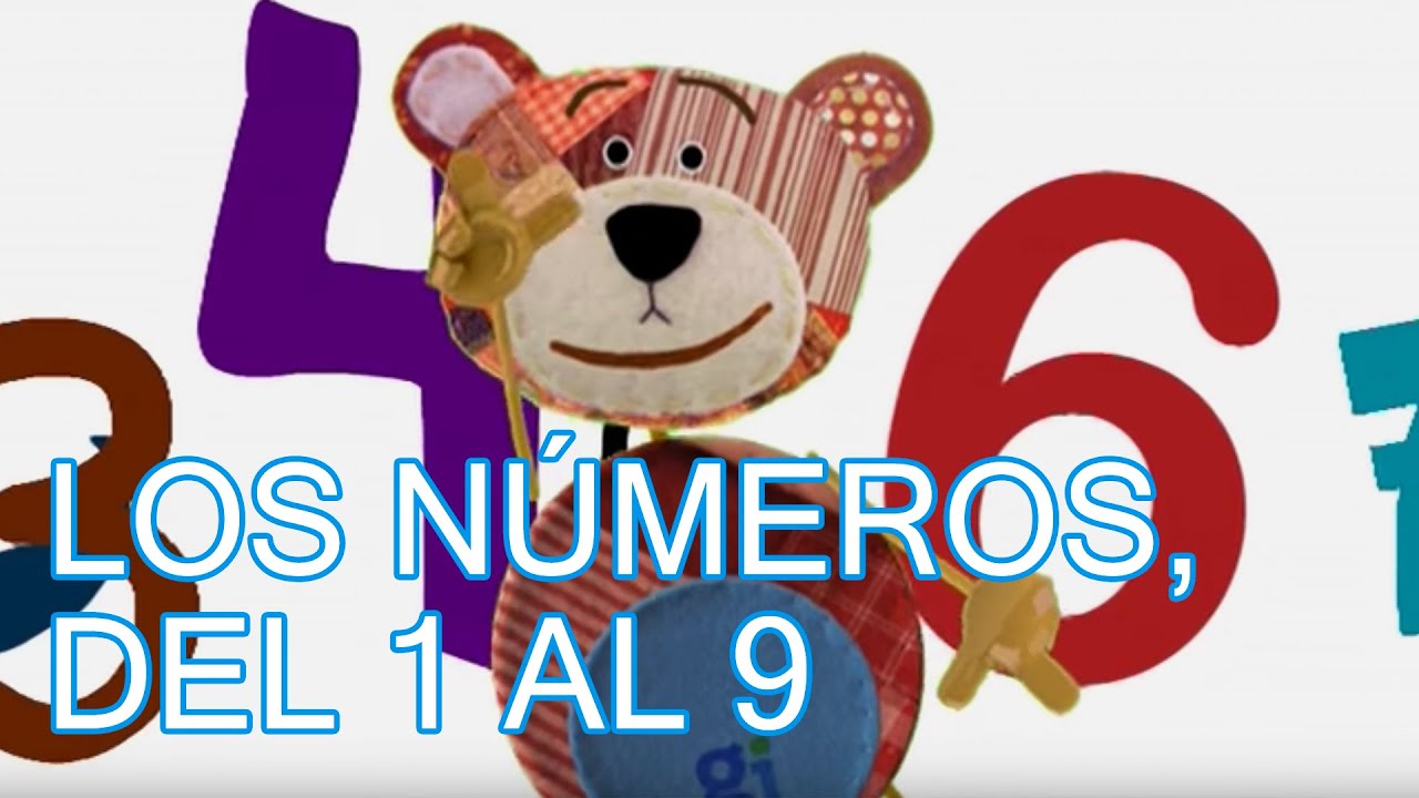 Los números, del 1 al 9. Canción infantil, música para niños Akkorde ...