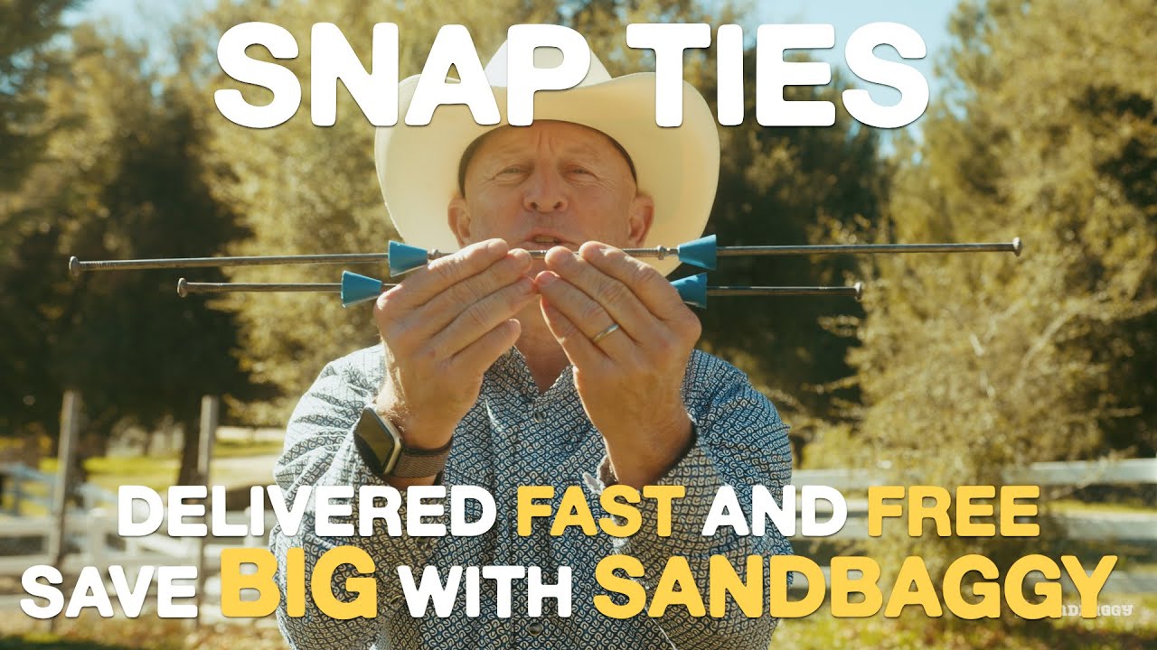 Build Your Concrete Forms With Snap Ties - YouTube