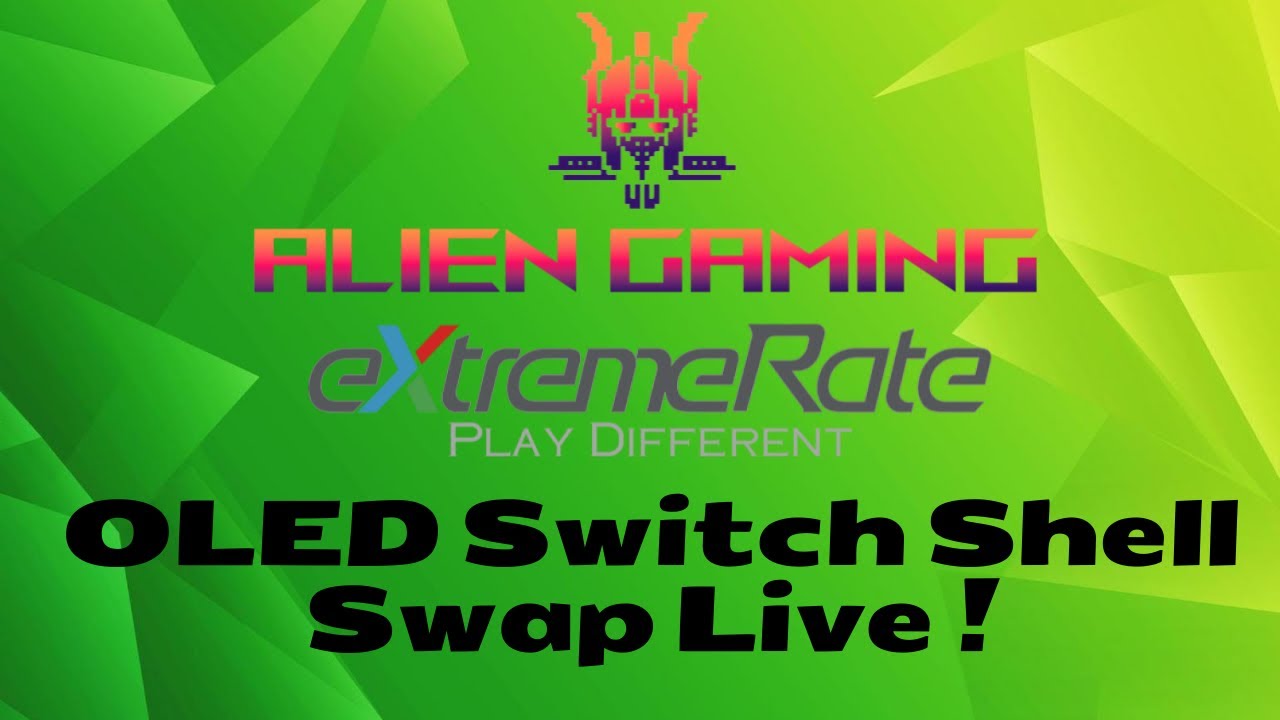 Nintendo Switch OLED shell swap LIVE !!!!!! - YouTube