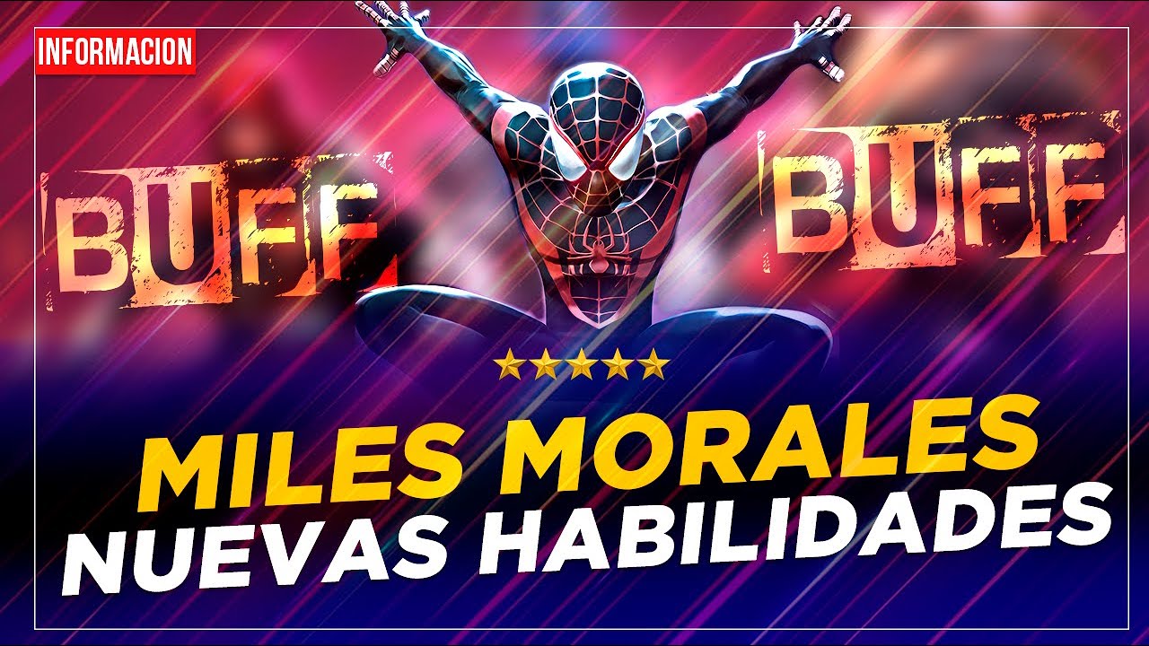 BUFF SPIDER MILES MORALES - POR FIN MEJORADO! | marvel batalla mcoc ...