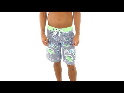 Lost Guys' Lost At Sea Board Shorts | SwimOutlet.com