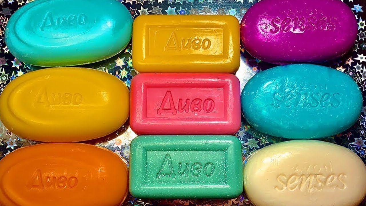 Dry soap AVON, Диво \ Crunchy relaxing sounds ASMR \ Satisfying video ...