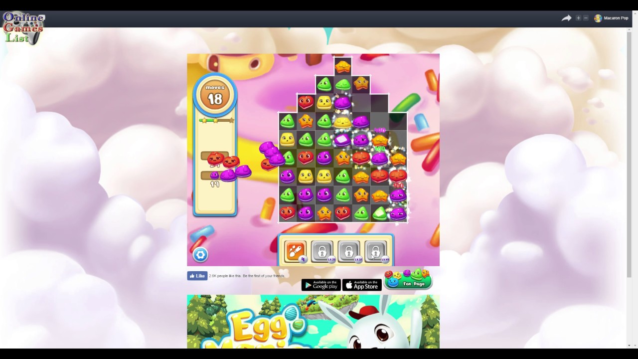 Macaron Pop gameplay (levels 13 - 20) - YouTube