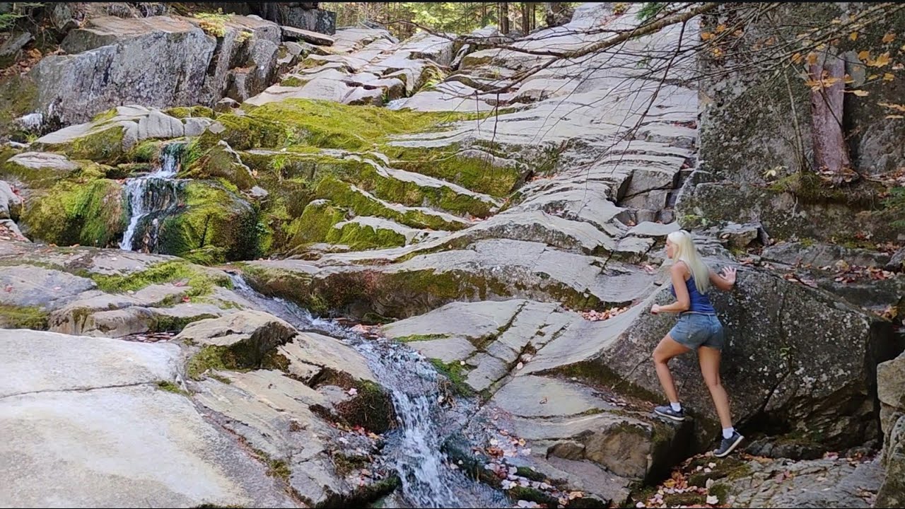 Maine's Wild Waterfalls: Spontaneous Hike & Natural White Noise - YouTube