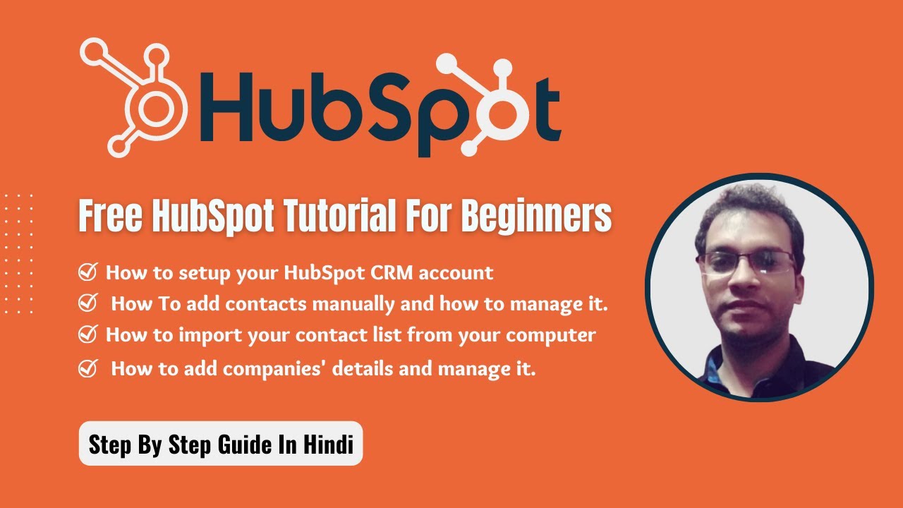 How To Set up Your HubSpot CRM Account And Add Contact | HubSpot CRM ...