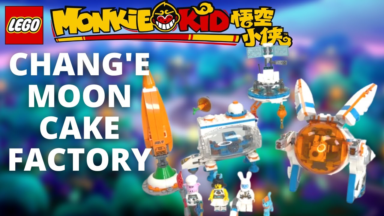 80032 Chang'e Moon Cake Factory - LEGO Monkie Kid 2022 Review - YouTube