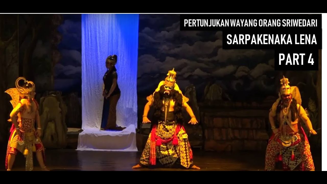 PERTUNJUKAN WAYANG ORANG SRIWEDARI || SARPAKENAKA LENA PART 4 || KOTA ...