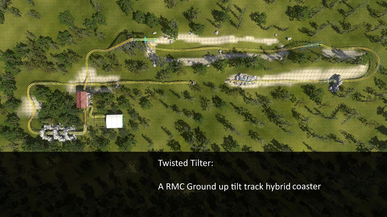 Twisted Tilter: A RMC Ground up tilt track coaster - YouTube