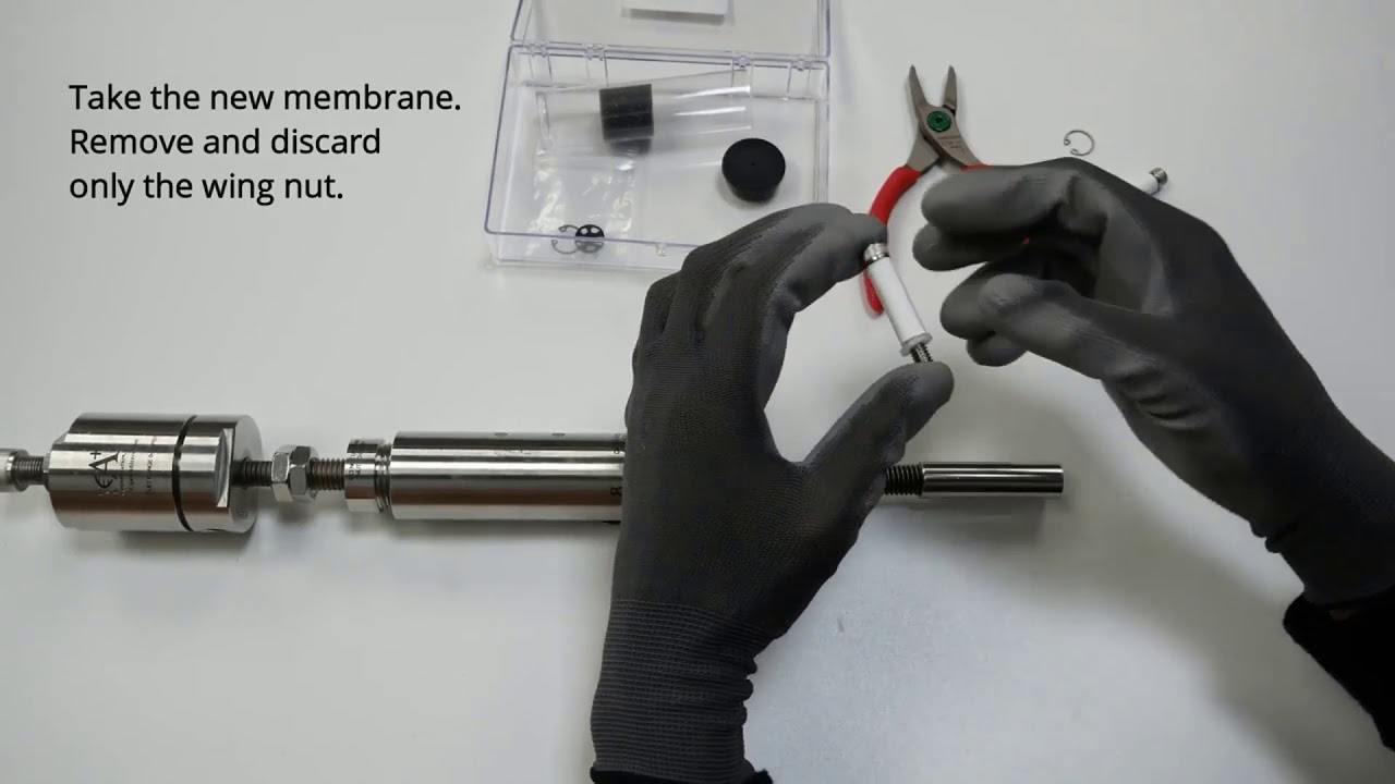 Membrane replacement for GENIE 750 or 755 probe - YouTube
