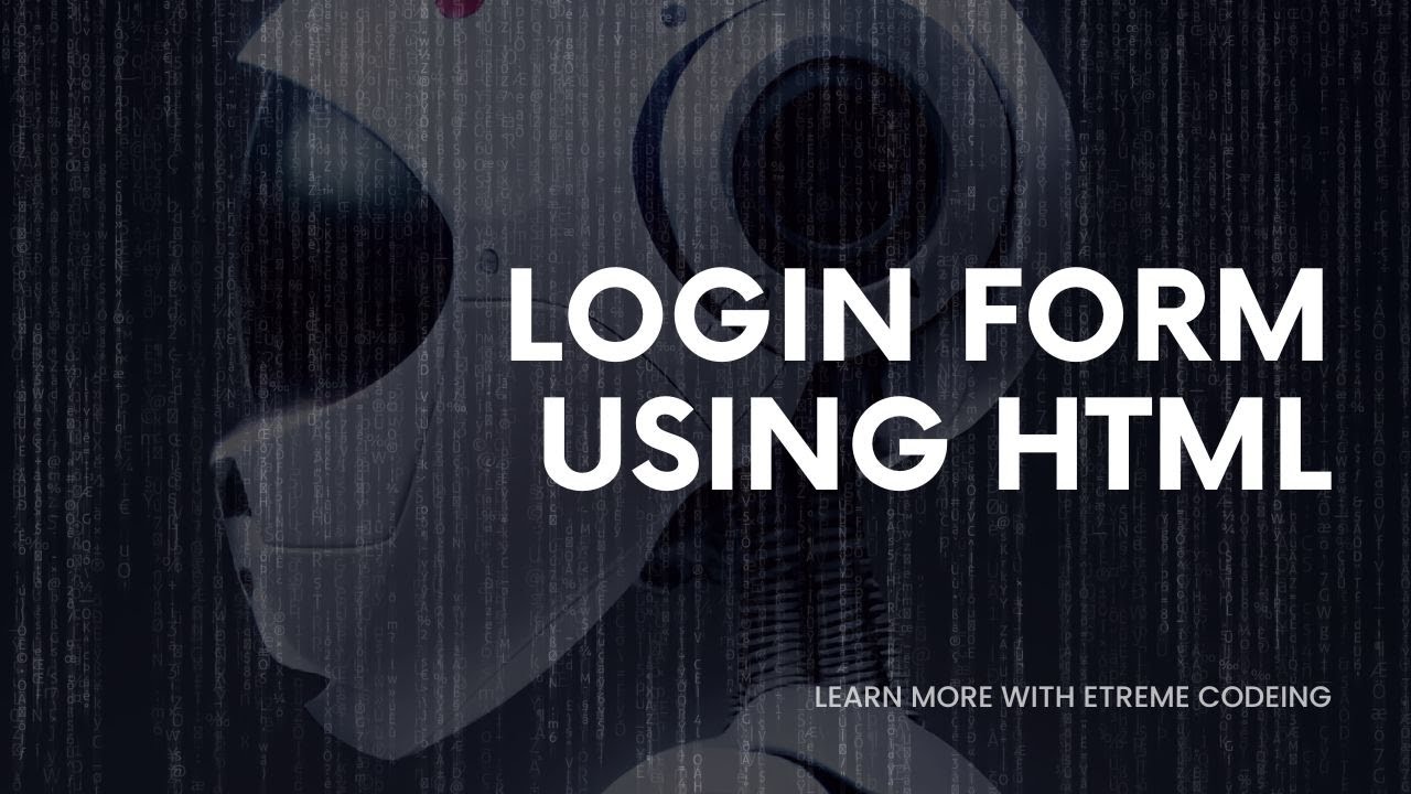 Login form using html || #formula1 ||#extremecodeing - YouTube