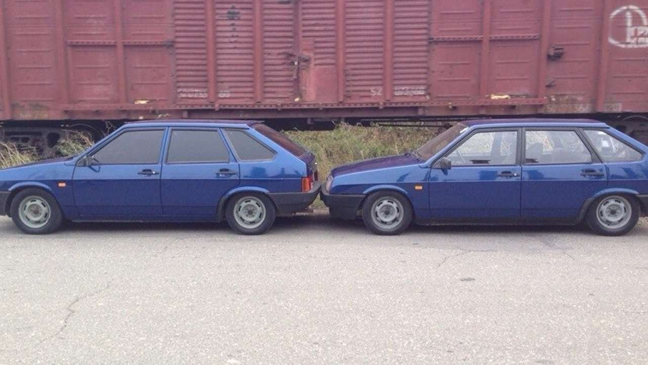 #1511. Lada with Lowered Springs [RUSSIAN AUTO TUNING] - YouTube