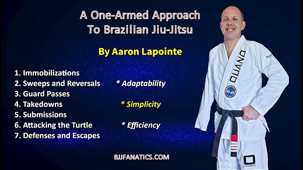 A One-Armed Approach To Brazilian Jiu-Jitsu By Aaron Lapointe - YouTube