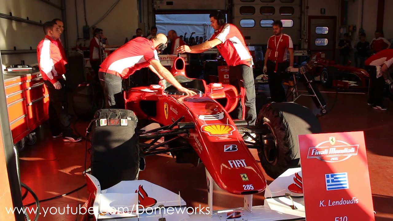 Formula 1: Start up and Loud Revs - Finali Mondiali Ferrari 2015 - YouTube