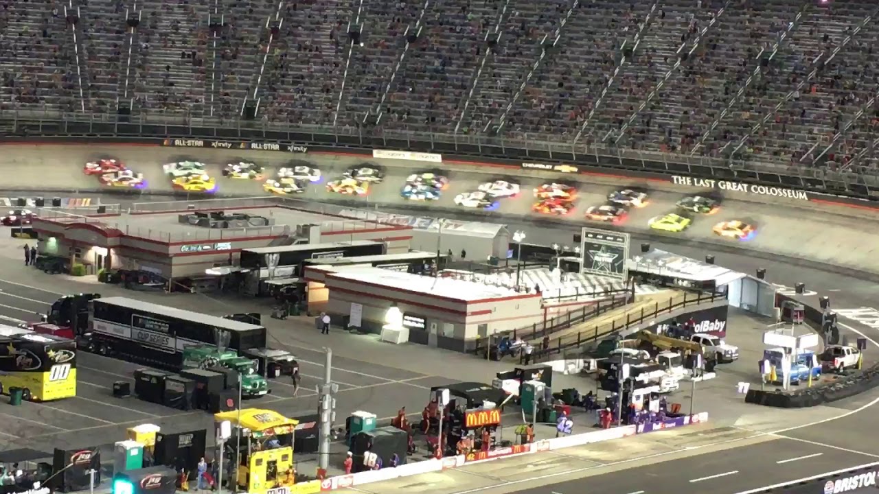 A few laps at Bristol All Star Race - YouTube