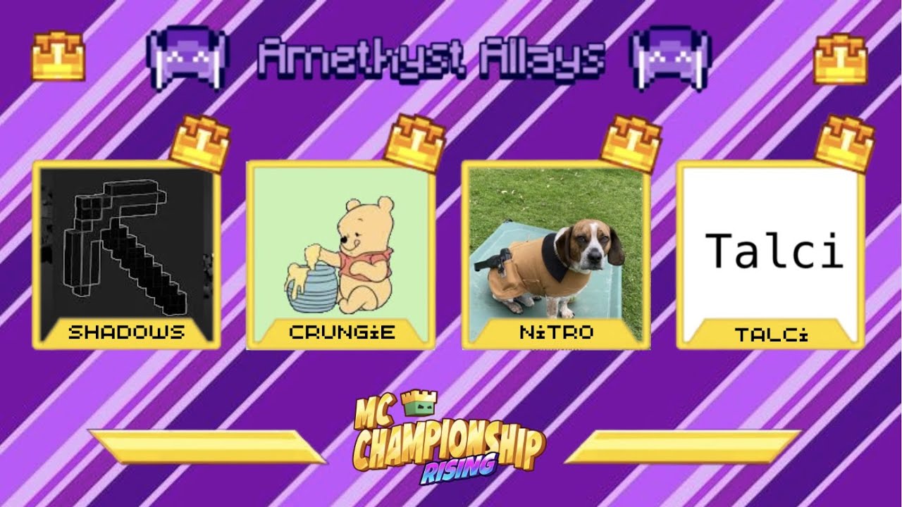Amethyst Allays | MCC Rising 3 - Shadows, Crungie, Nitro, and Talci ...