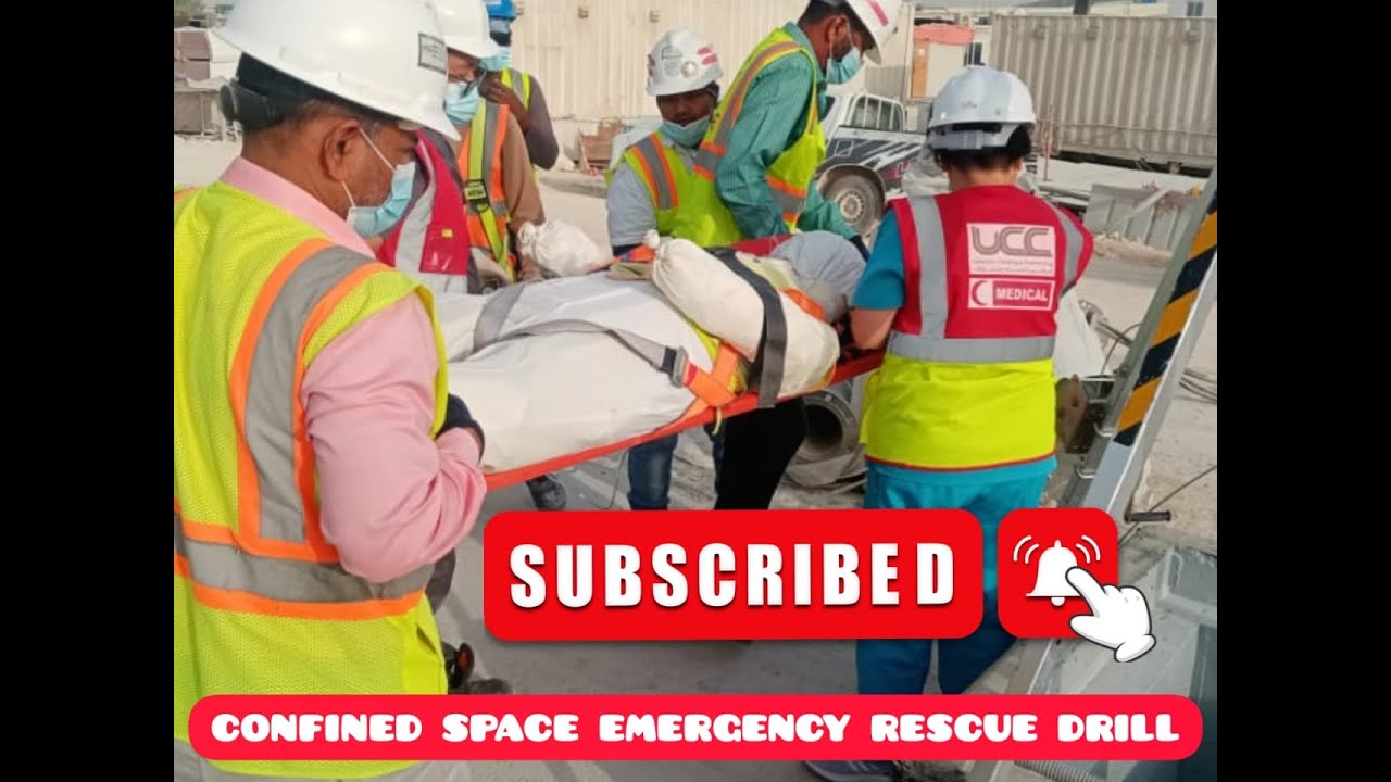 CONFINED SPACE EMERGENCY RESCUE DRILL - YouTube