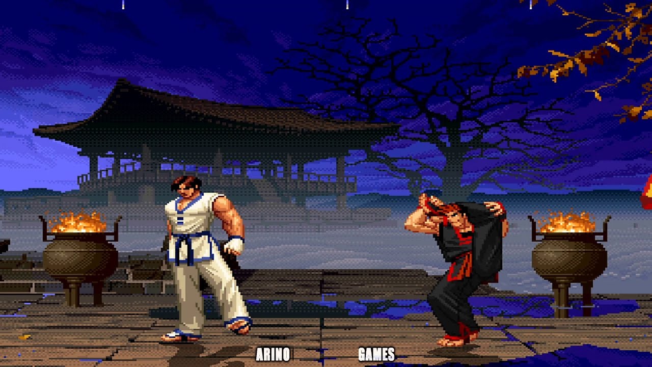 KIM VS DONG HWAN! FATHER VS SON! KOF ARINO GAMES! - YouTube