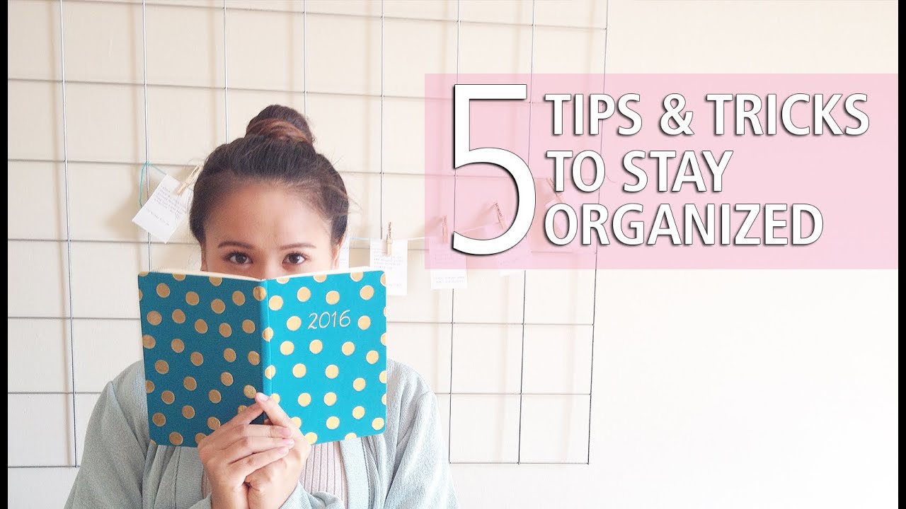 5 Tips & Tricks to Stay Organized | jferlovesfashion - YouTube