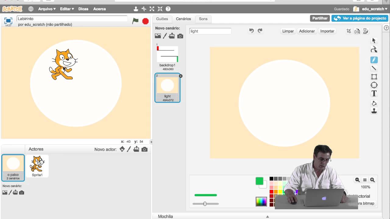 Construir jogos com o Scratch - Um labirinto - YouTube