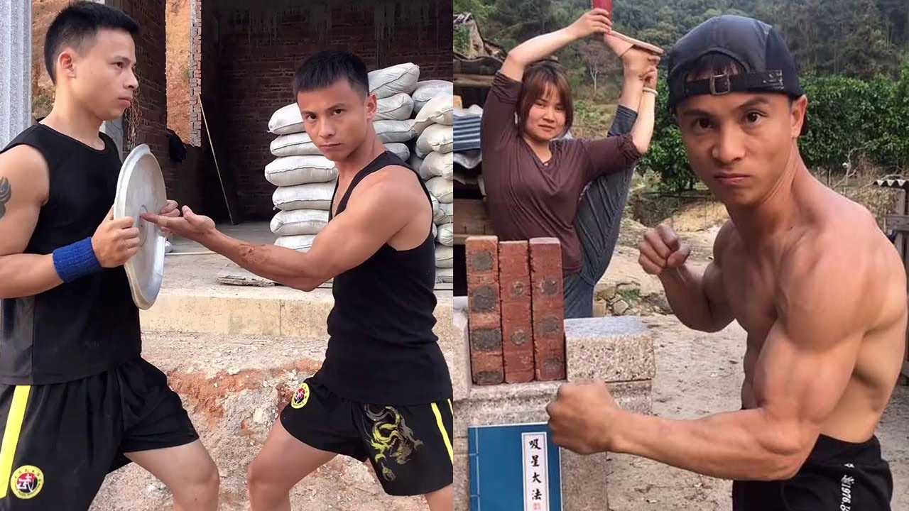 🔥Kung Fu Iron Man wild training routine, 0.03 seconds crit one inch ...