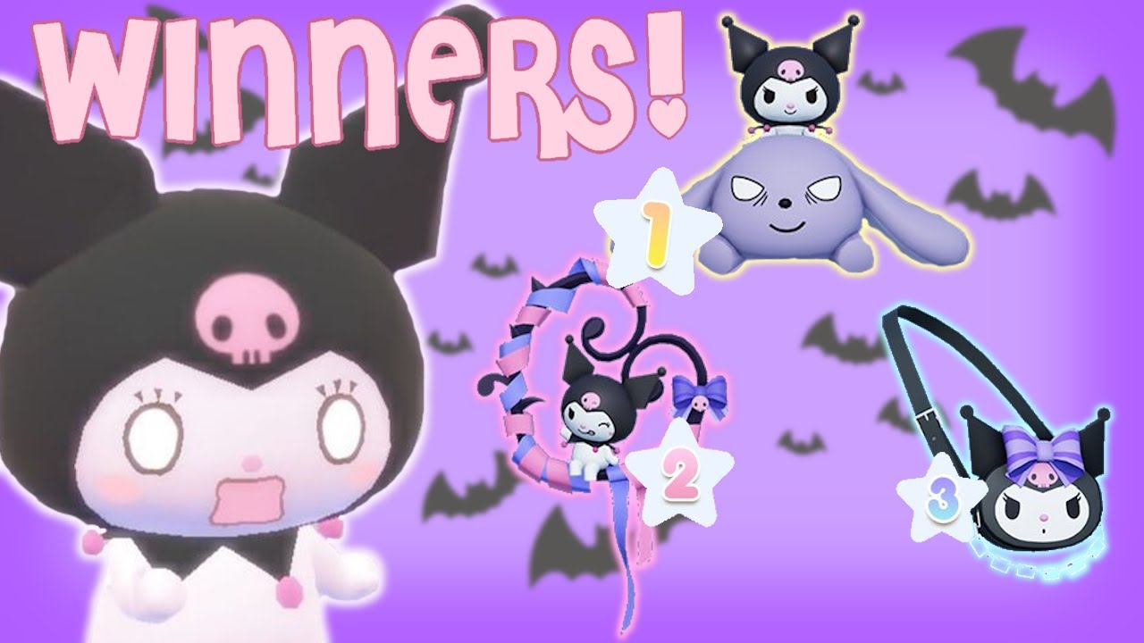 Kuromi UGC WINNERS!! | Roblox My Hello Kitty Cafe FREE Items | Riivv3r ...