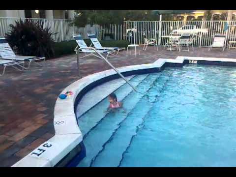 amelia swimming again 6/21/11