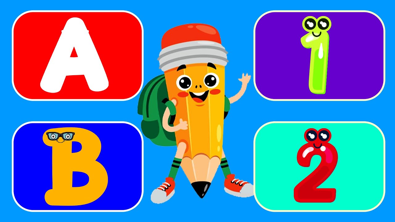 Best ABC &123 Learning For Toddlers | ABC and Numbers For Preschool ...