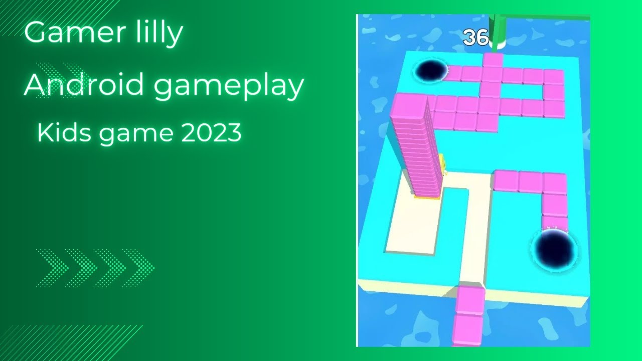 Tile stack dash the maze gameplay|level 20|android gameplay| - YouTube