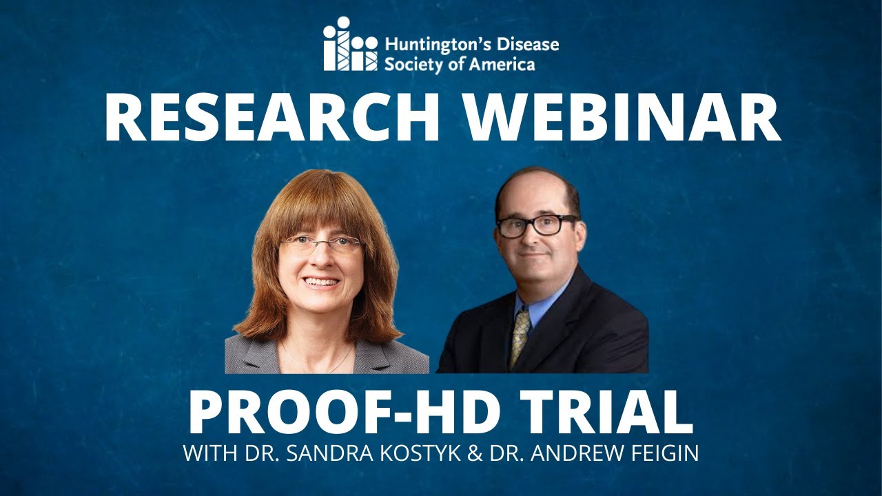HDSA Research Webinar: PROOF-HD - YouTube