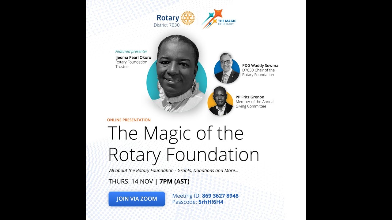 Rotary District 7030: The Magic Of The Rotary Foundation (EN) - YouTube