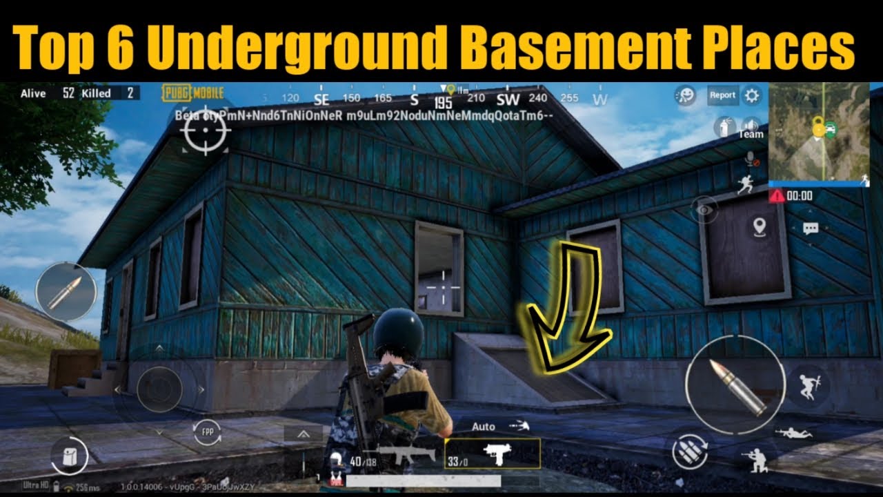 Pubg Mobile Top 6 Underground Basement Places In Erangel 2.0 | Top 6 ...