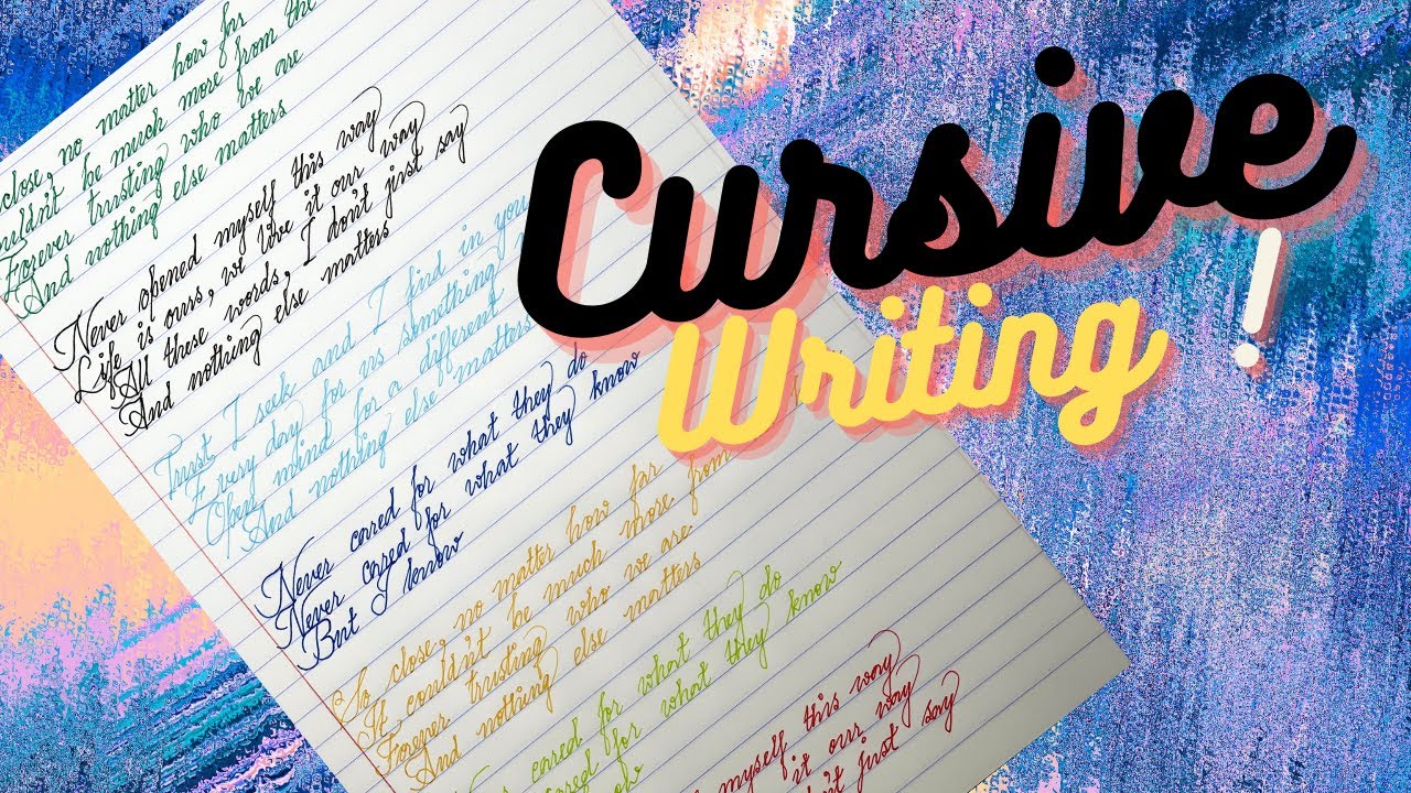 Nothing Else Matters in Cursive writing with 0.5 MM| Beautiful Neat and ...