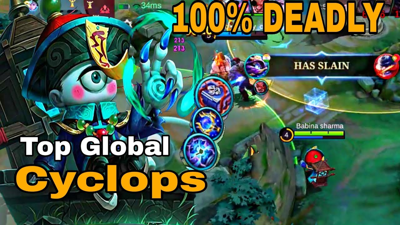 Cyclops Top Global / Gameplay MVP ~ Mlbb - YouTube