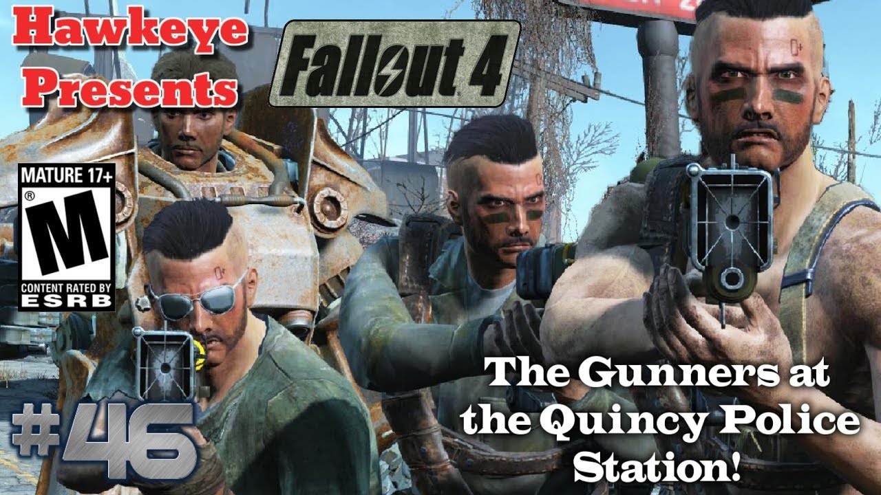 Fallout 4 - Episode #46: The Gunners at the Quincy Police Station ...