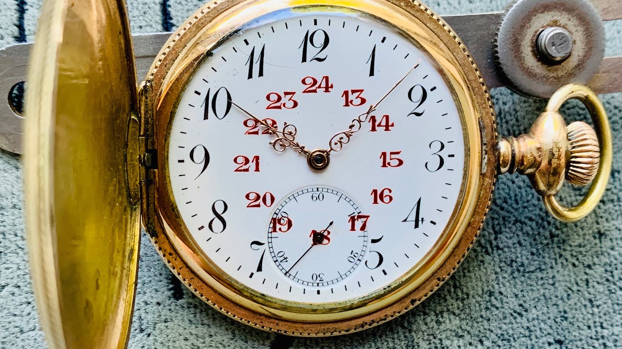 Pocket Watch Unbranded (Tavannes Watch Company?) advance plaqueor ...