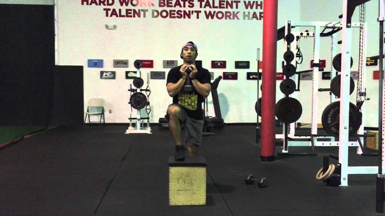 DB Goblet Step Up - YouTube