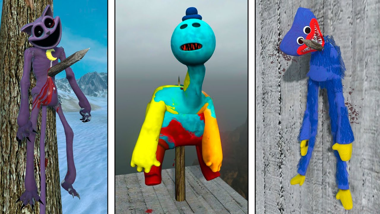 Poppy Playtime NPC Ragdoll Physics - Epic NPC Falls Compilation #159 ...