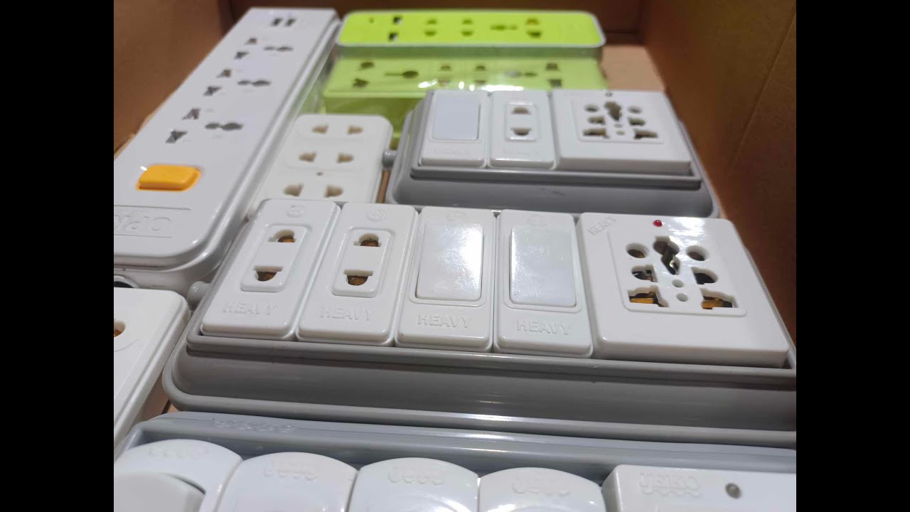 Types Of Electric Extension board - YouTube