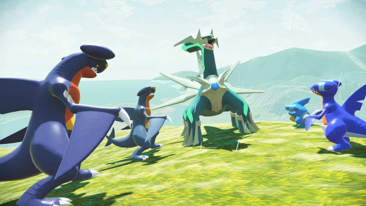 Dialga with the shiny Garchomp line [Pokemon Legends Arceus] - YouTube