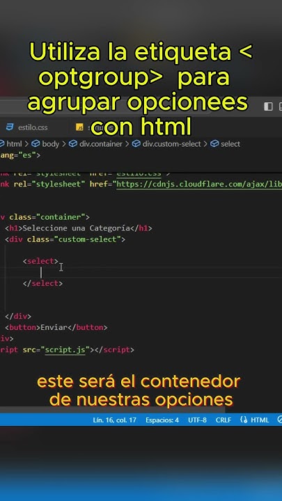 Menú Desplegable Javascriptdesdecero Programacion Aprendejavascript Cursodejavascript Youtube